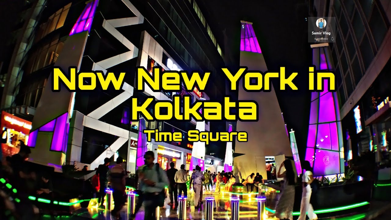 Now New York in Kolkata || Time Square || kolkata || আড্ডা zone ...