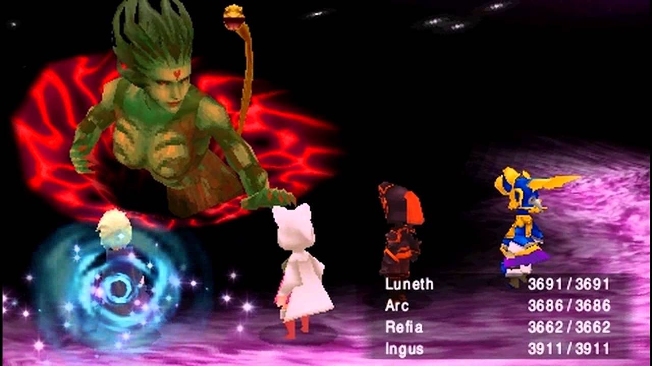 Final Fantasy III PSP - Final Boss - YouTube