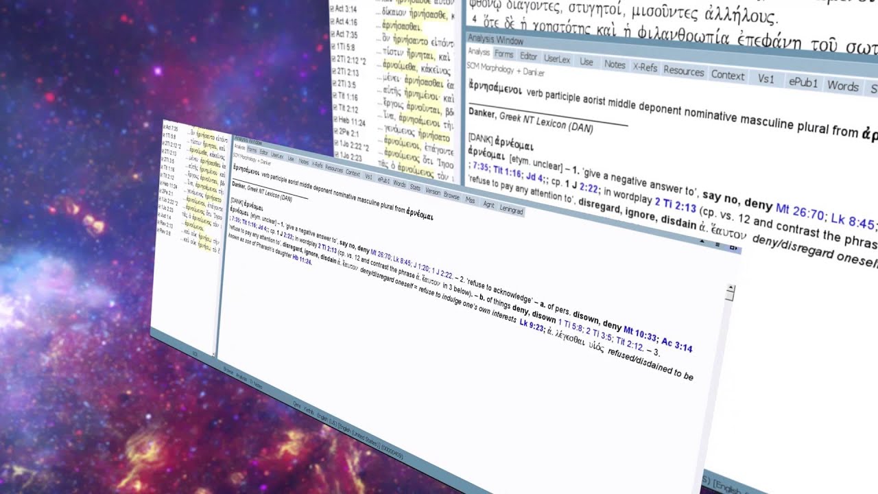BibleWorks 10 New Features: Danker - YouTube