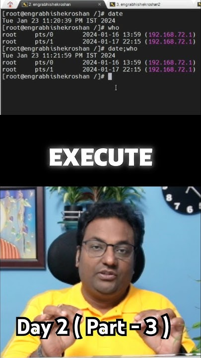 Day 2 | Linux Bash Shell Scripting | Part -3 #linux #shellscripting #ytshorts #shorts - YouTube