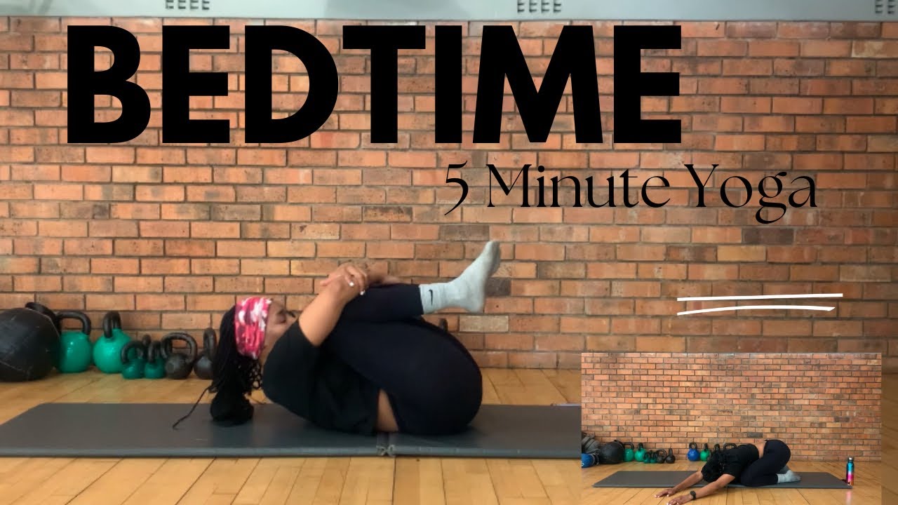 5 Minutes Relaxing Bedtime Yoga For Insomnia || #Yoga #BedtimeYoga # ...