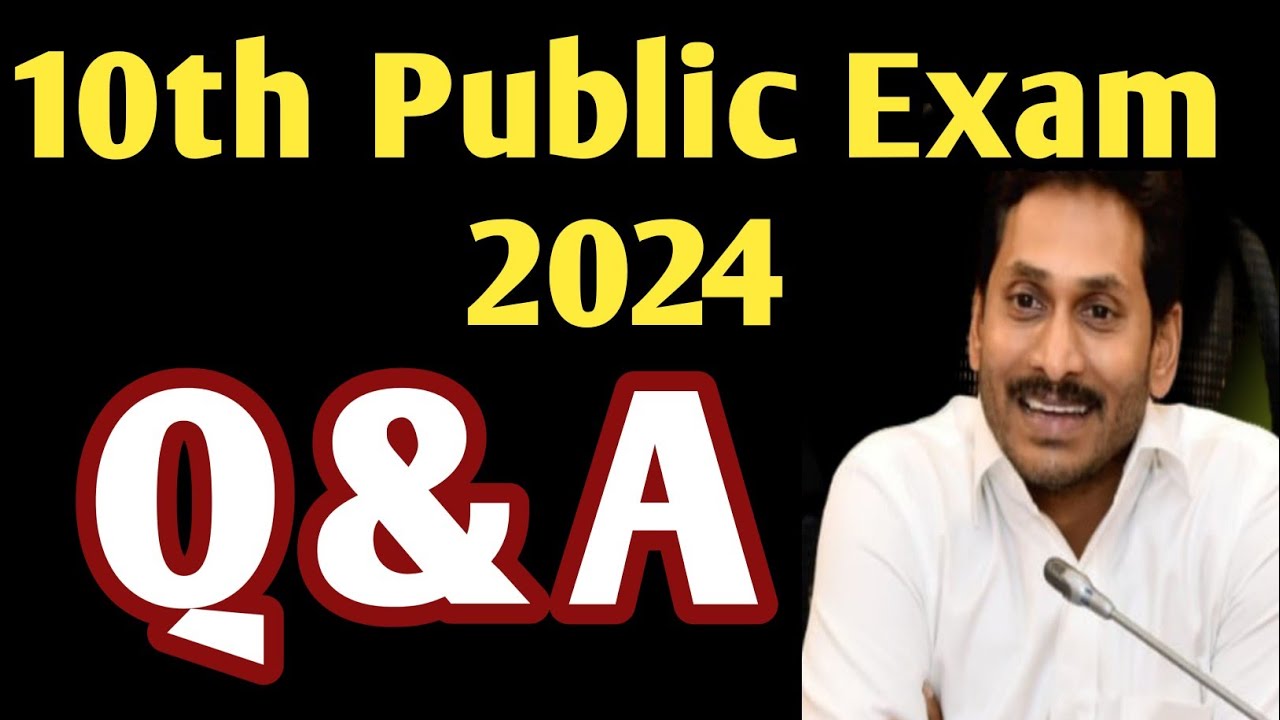 AP 10th class public exam 2024 Q and A|10th public examb2024 ap|ap 10th ...