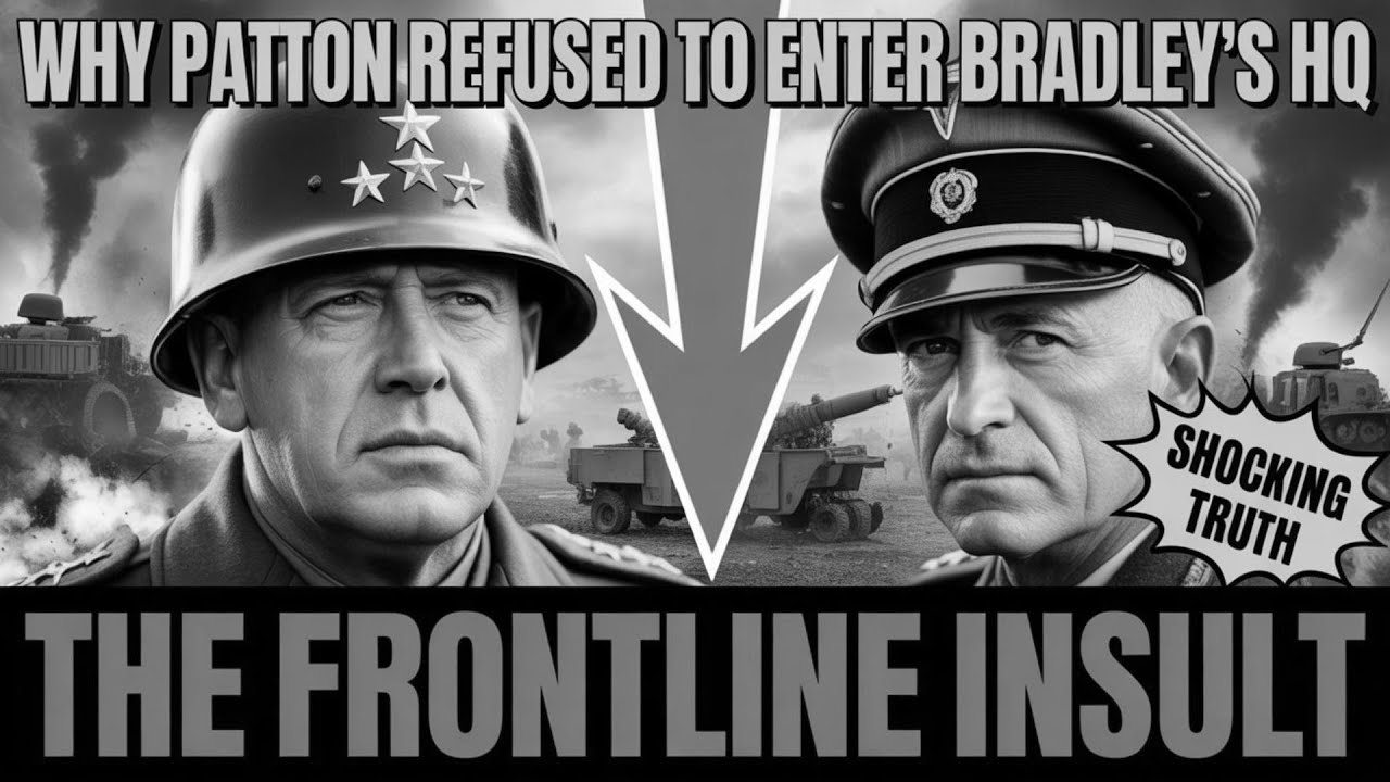 Patton’s Silent Protest: The Hidden Storm Behind Bradley’s HQ - YouTube