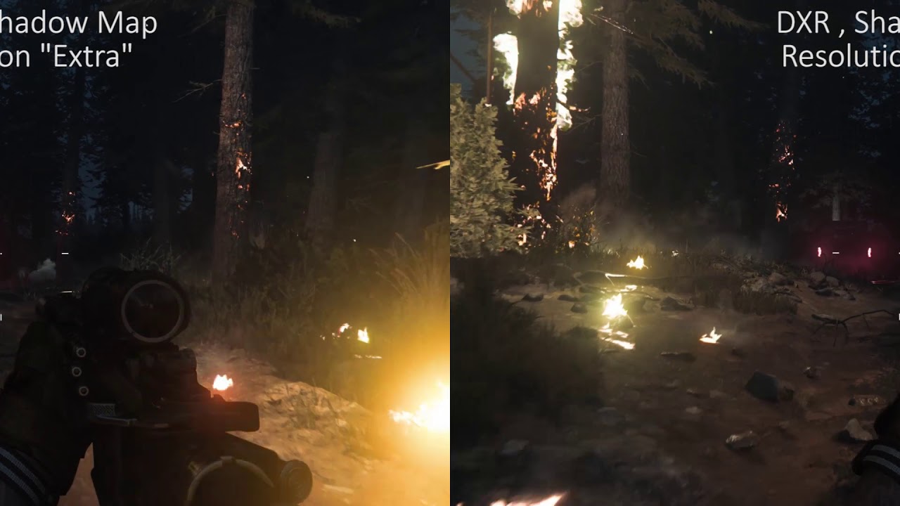 Call of Duty Modern Warfare ray tracing on vs. off - YouTube