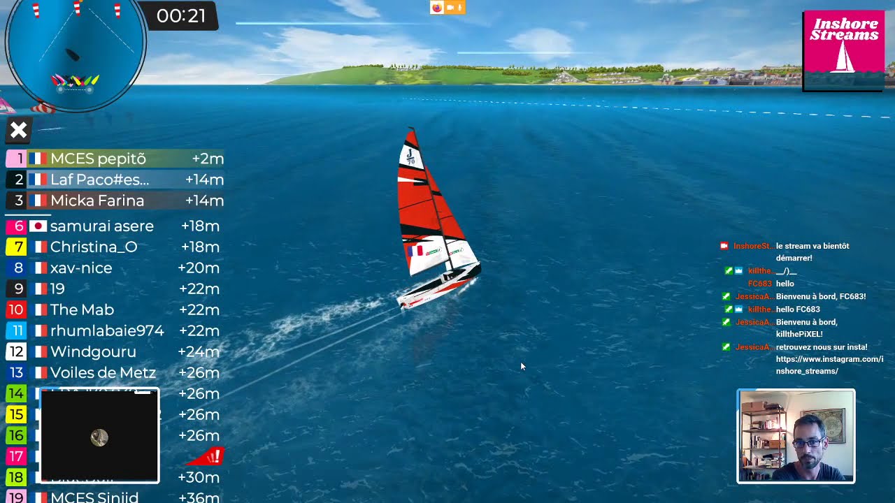 eSailing France Régate J70 : VR Inshore - YouTube