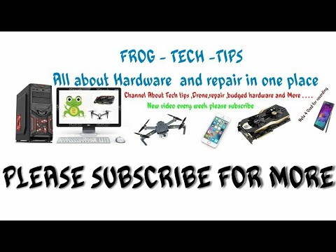 Frog - Tech -Tips / Channel teaser /watch this to find out what's is about on this channel - YouTube