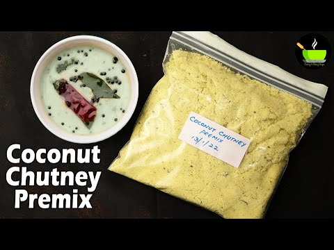 Coconut chutney premix recipe | How to make chutney ready mix | chutney ...