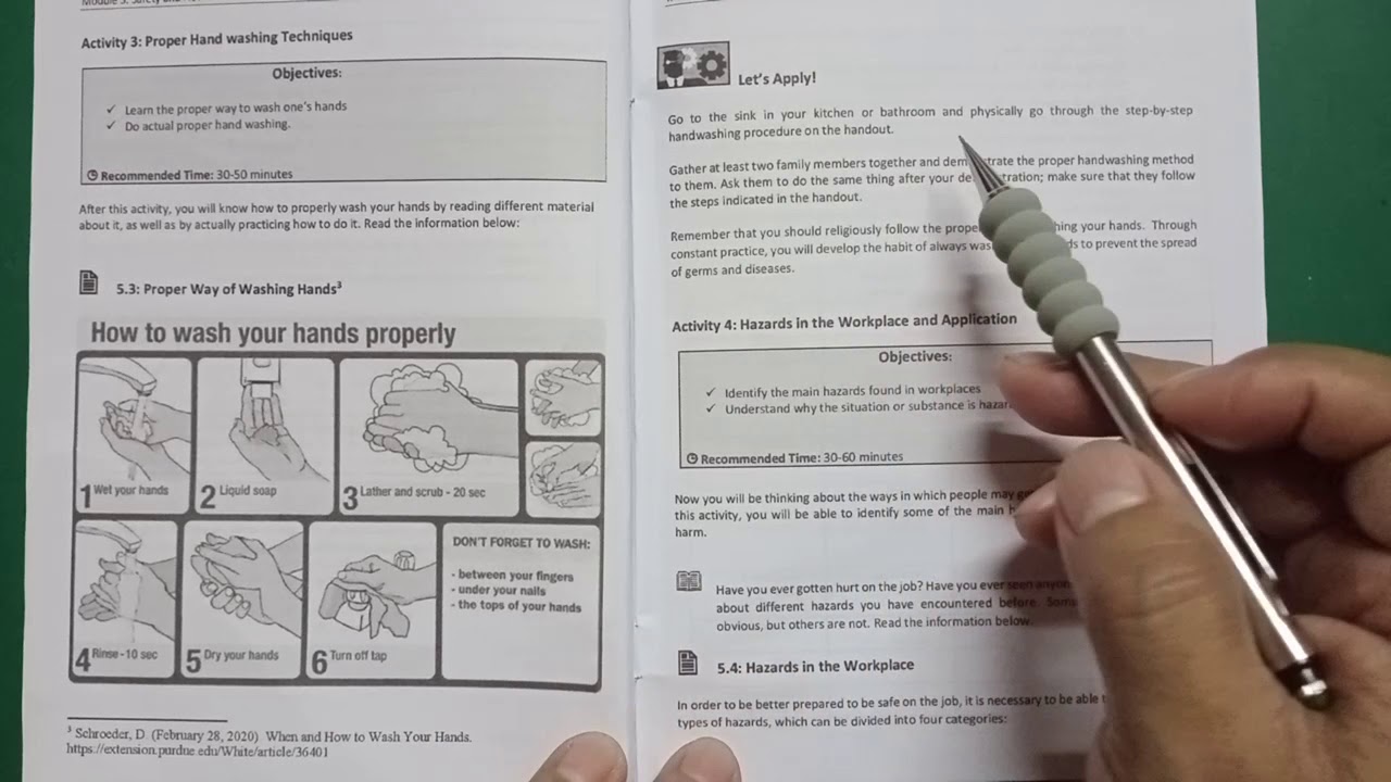 Module 5 Session 1 Activity 3 | Proper Hand Washing Techniques - YouTube