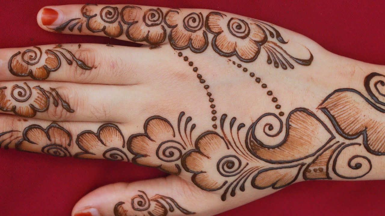super back hand mehndi design | creative mehndi designs easy | party ...
