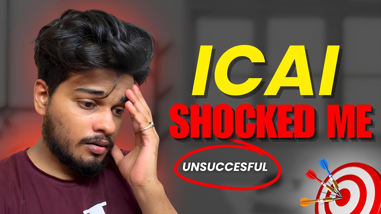 Failed Back-to-Back CA Inter Attempts 💔 | My SHOCKING ICAI Result Day ...