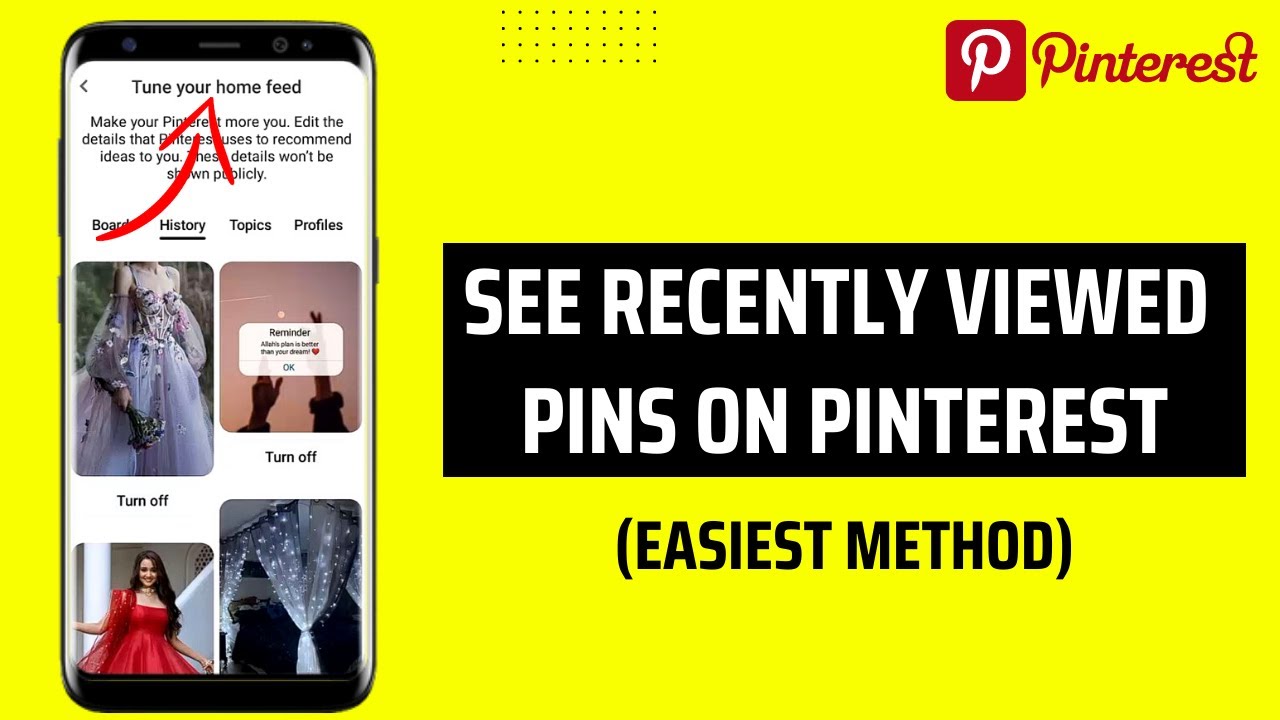 How To See Recently Viewed Pins On Pinterest - YouTube