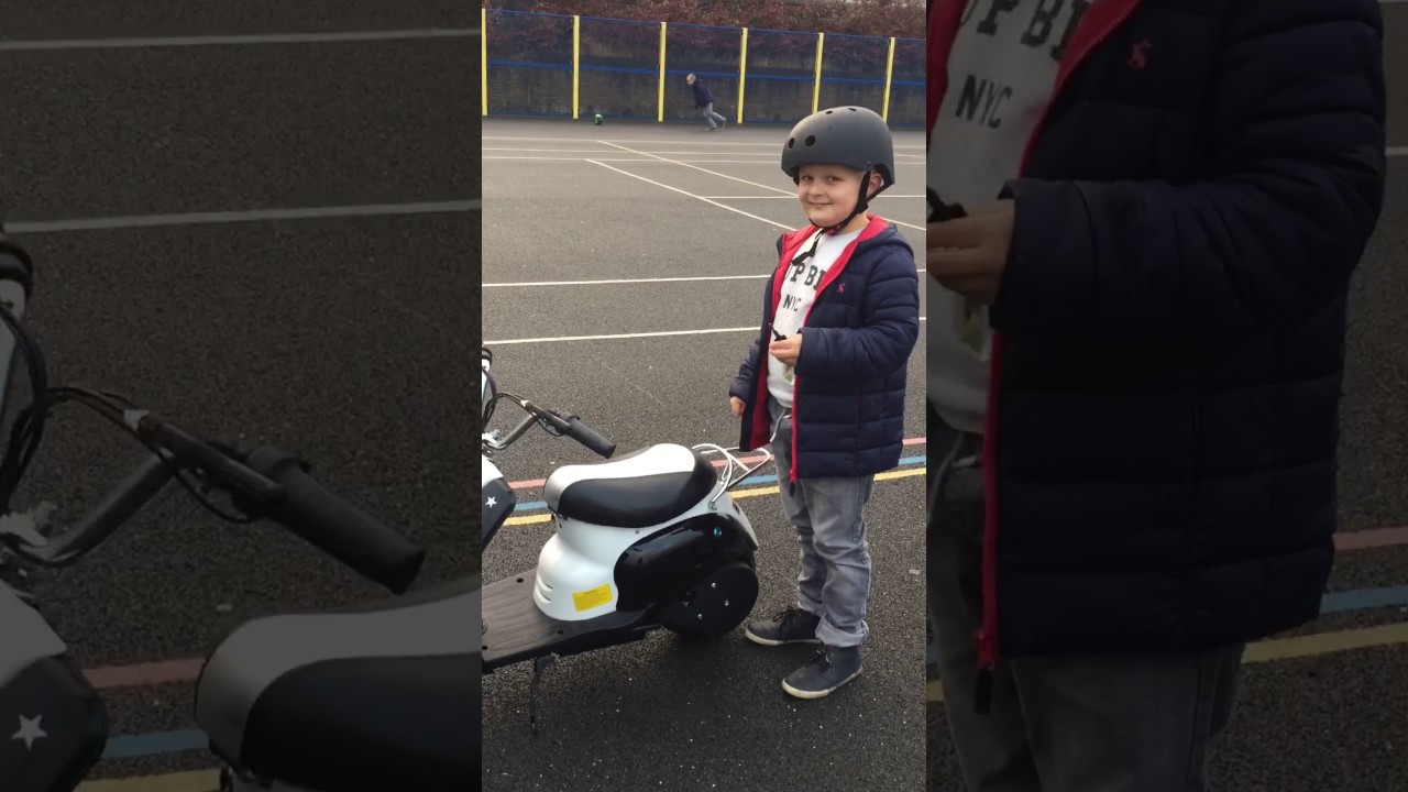 Razor pocket mod scooter - demonstration - YouTube