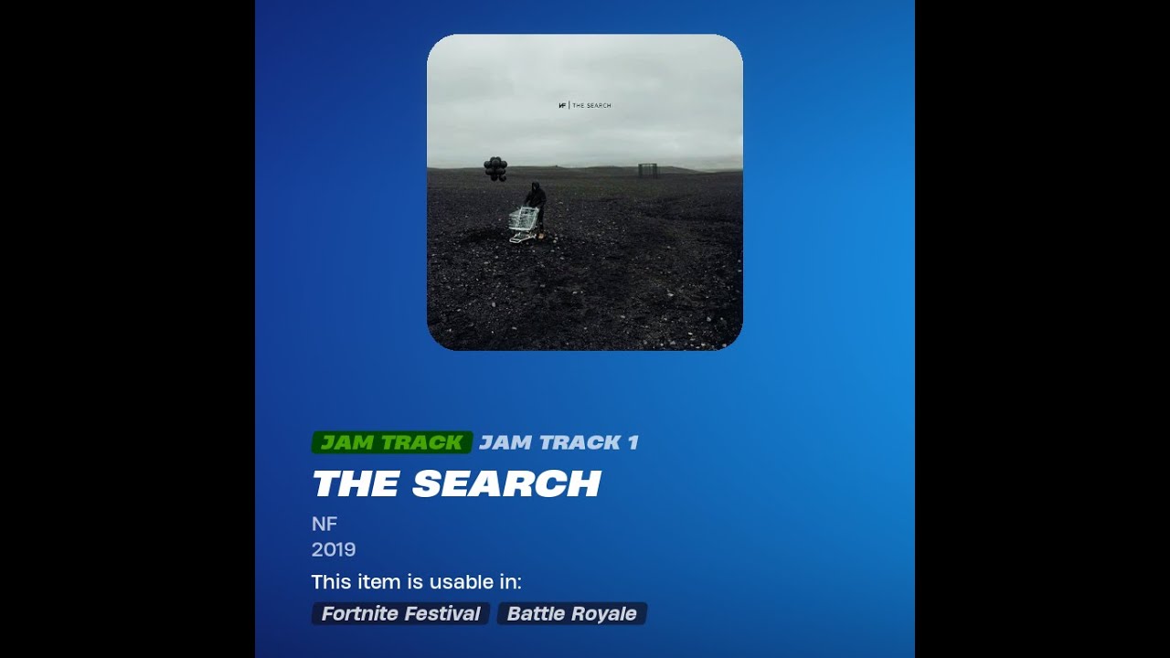 NF - The Search (2019) Jam Track | BEFORE YOU BUY | Fortnite - YouTube
