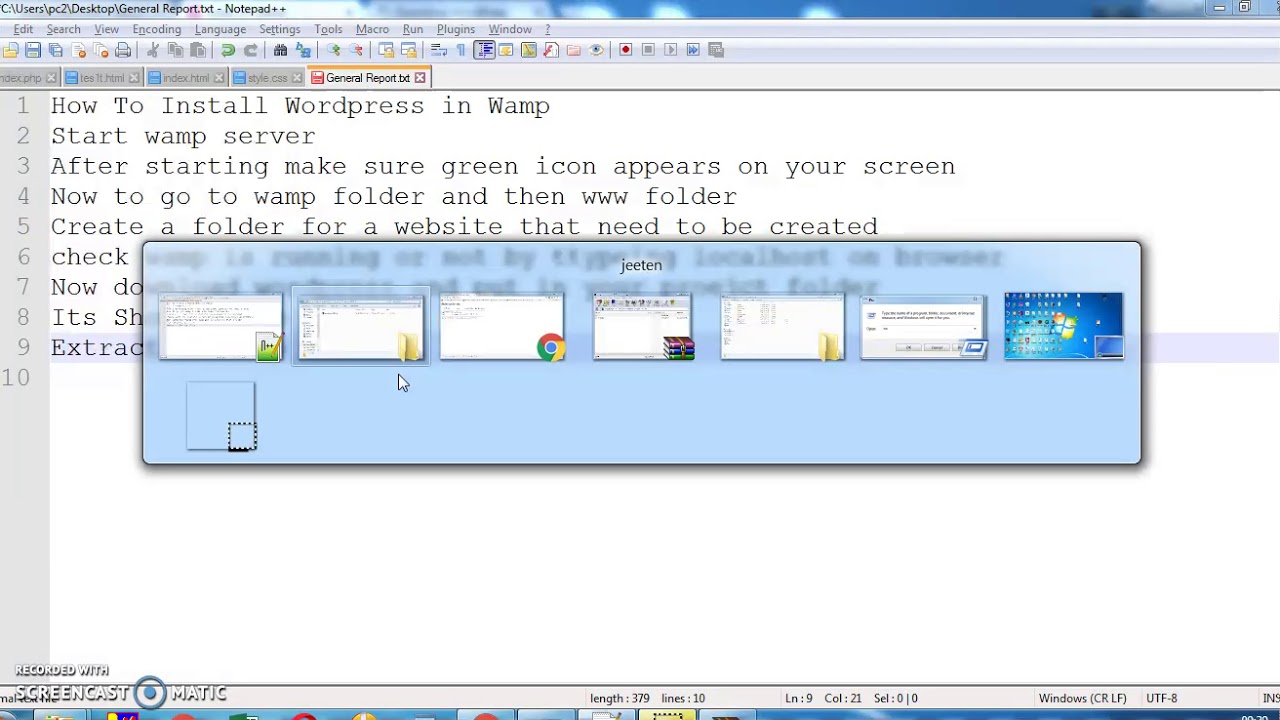 Step By Step How To Install Wordpress On Wamp Server YouTube Step By Step How To Install Wordpress On Wamp Server YouTube