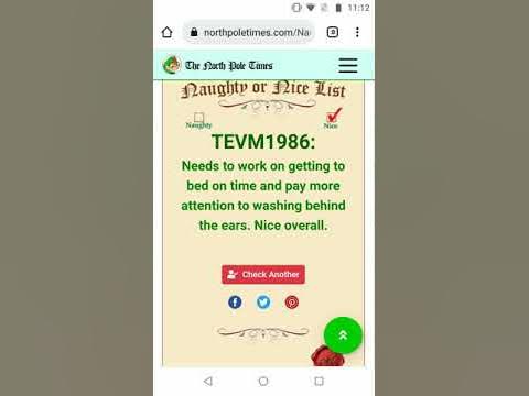I'm Nice In The List - YouTube