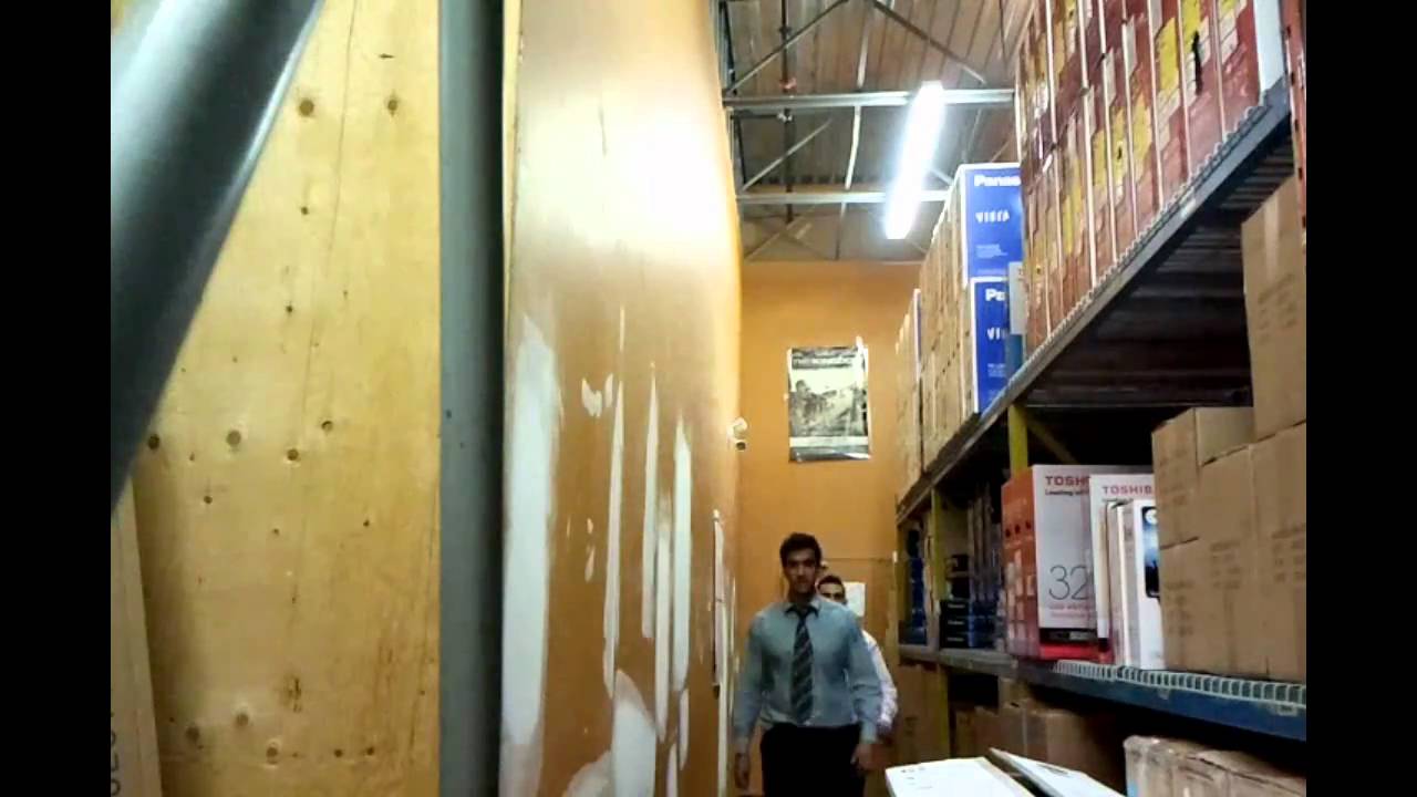 Scaring people at work! Jumping out of boxes never gets old. - YouTube