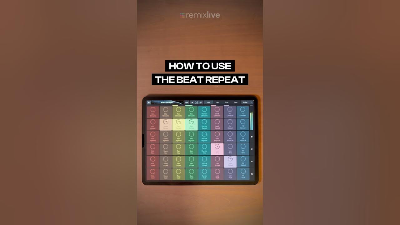 REMIXLIVE | HOW TO USE THE BEAT REPEAT #remixlive #techno #hardtechno #dj #musicproducer - YouTube