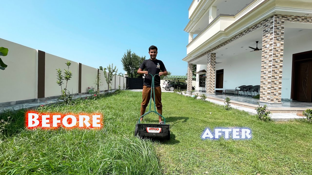 Our New Grass Cutting Machine - YouTube