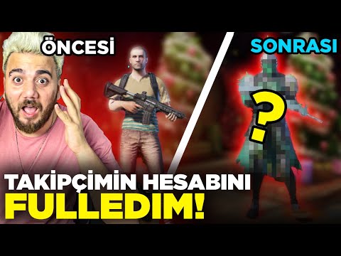 TAKİPÇİMİN HESABINI ÇALDIM FULLEDİM! PUBG Mobile Kutu Açılımı | Egoist Pati