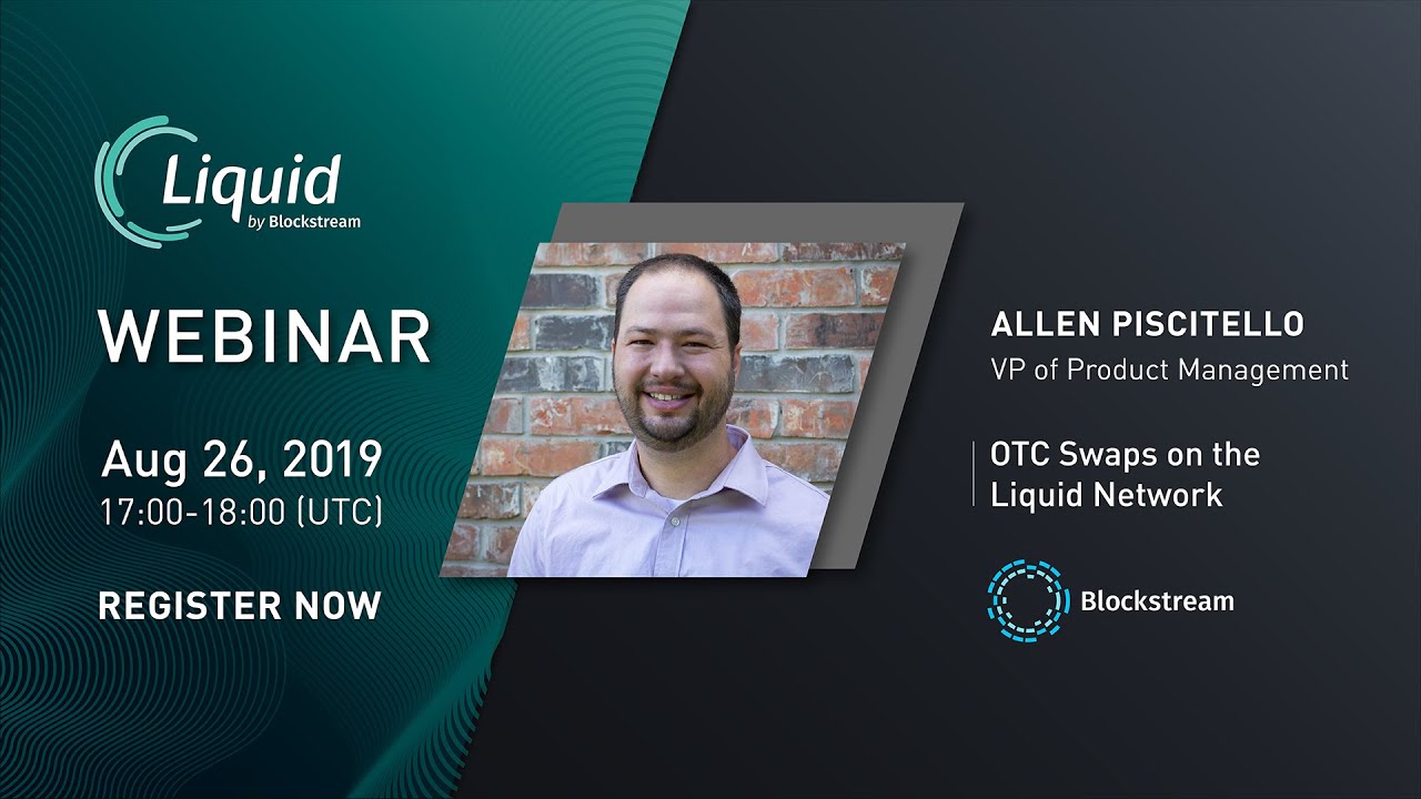 OTC Swaps on the Liquid Network | August 2019 - YouTube