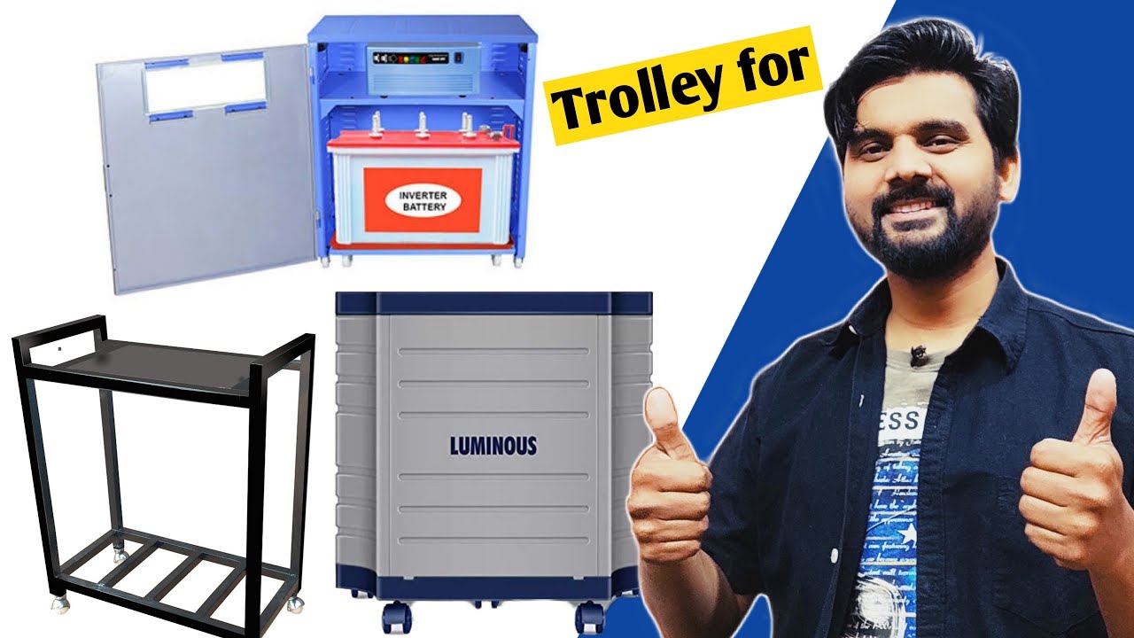 Trolley For Inverter Battery - Double Battery, Tubular Battery, Flat ...