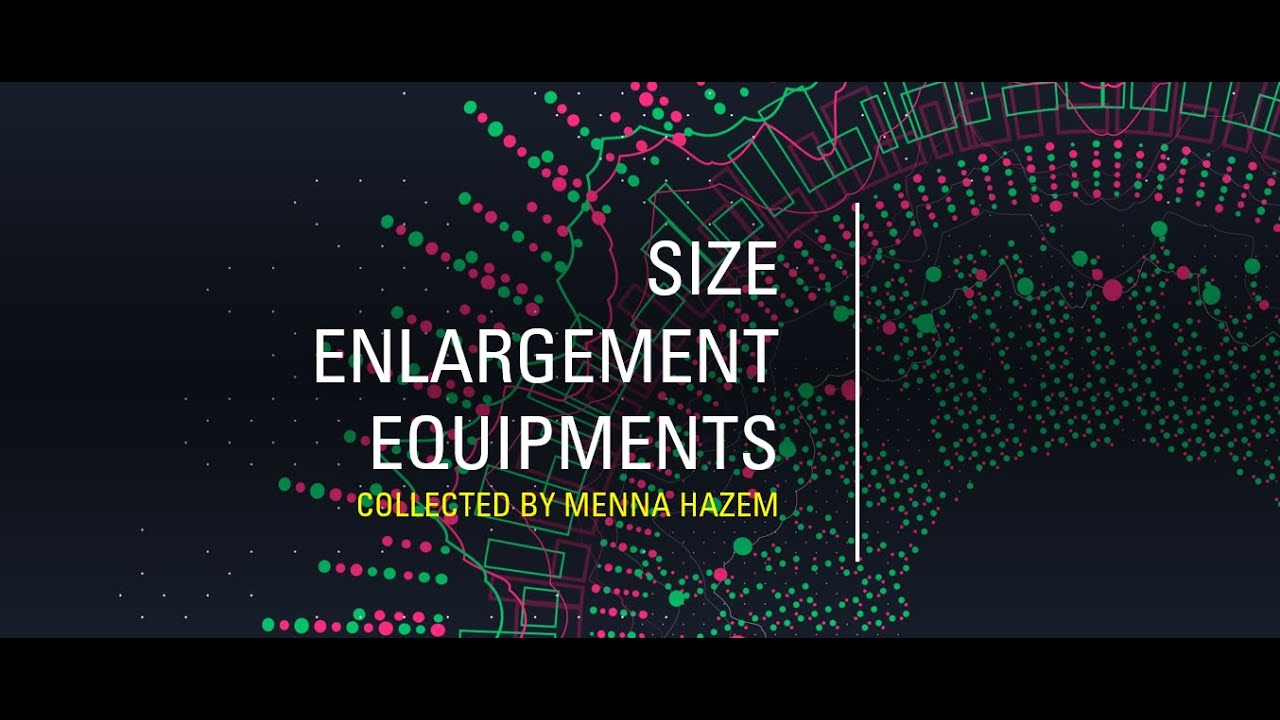 Size enlargment equipment In reality - YouTube