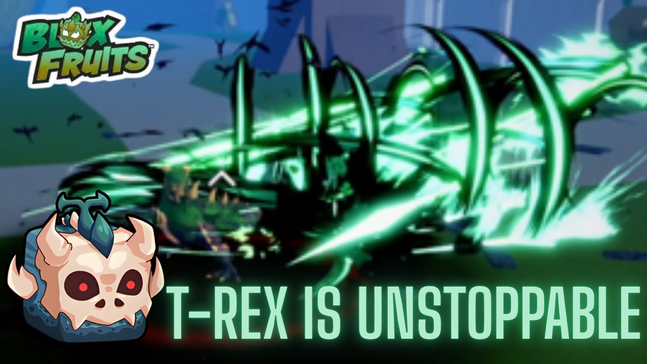 T rex Fruit Is UNSTOPPABLE In Blox Fruits PvP - YouTube