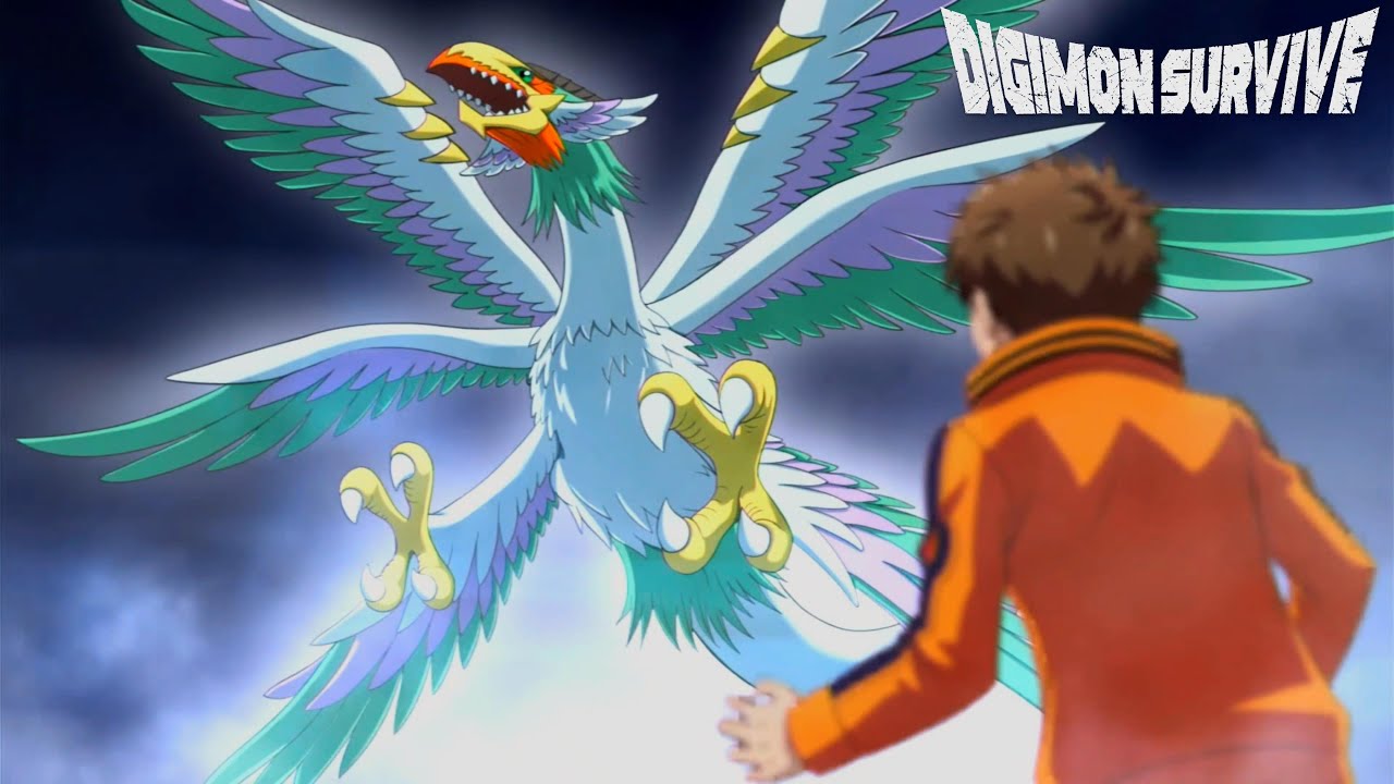 Digimon Survive - Falcomon getting evolve into vardurumon! & Random ...