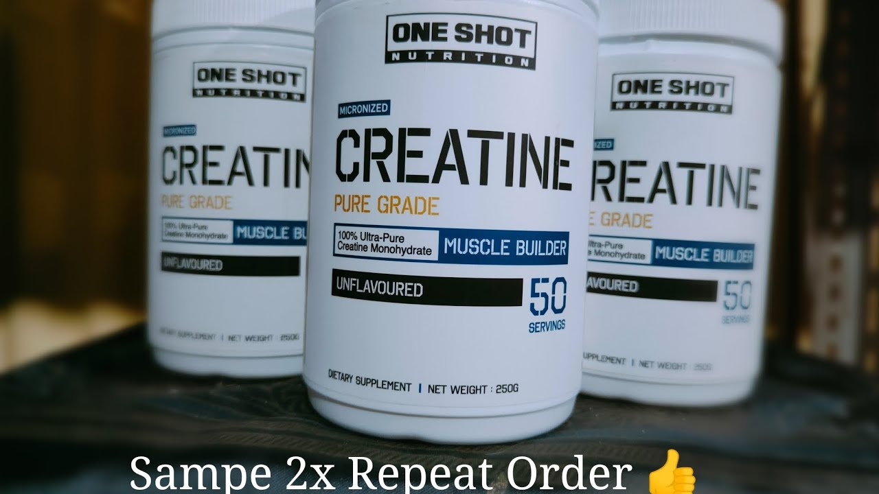 One Shot Creatine, pilihan paling Pas si Creatine Monohydrate ~ - YouTube