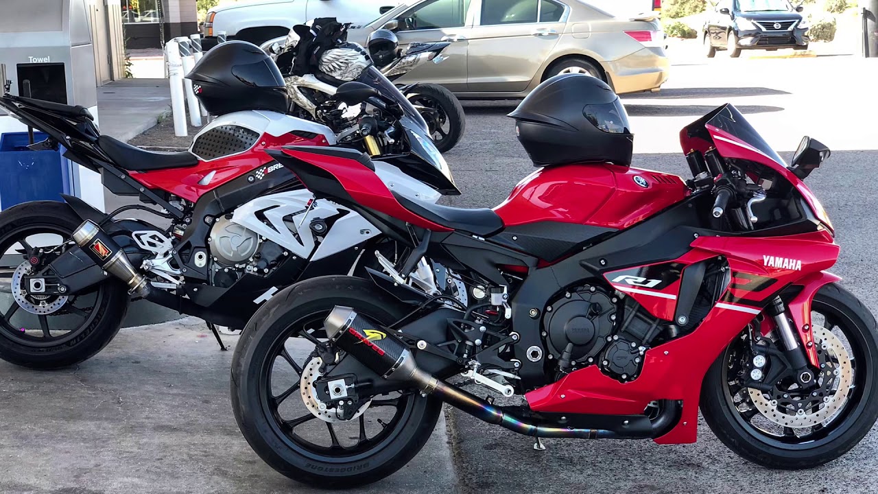 2019 Yamaha R1 Vs 2017 S1000RR - YouTube
