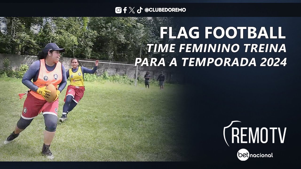 Time feminino do Flag Football treina para a temporada 2024 - YouTube