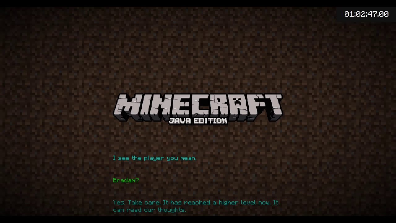 Minecraft beaten in 2mins 46secs 500ms - YouTube