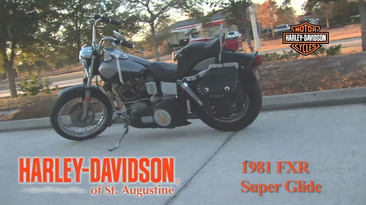 1981 Harley-Davidson FXR Super Glide - YouTube
