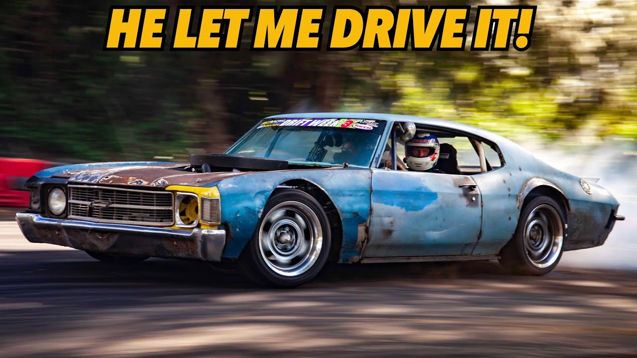 Drifting the Nascar / stock car Chevelle thingy! - YouTube