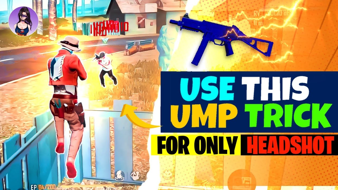 Use This UMP Trick For Only Headshot | UMP Gun Headshot Trick | SMG Gun ...