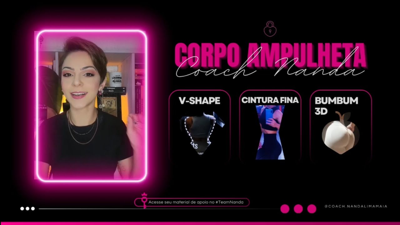 Transforme seu tipo físico em um Corpo Ampulheta com V-Shape, Cintura Fina e Bumbum3D | Ep03 ...