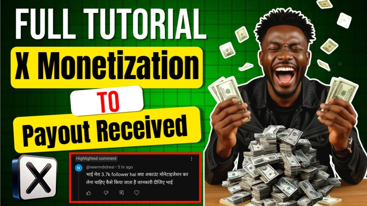 X Account Kaise Monetize Kare | X Twitter Full Tutorial | X ...