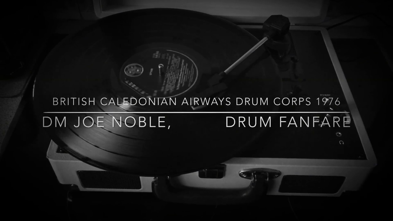 DM Joe Noble & Drum Corps, 1976 Pipe Band Drum Salute - YouTube