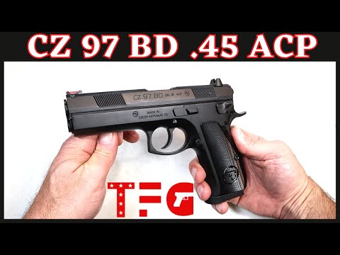 CZ 97 BD .45 ACP Review - TheFirearmGuy - YouTube