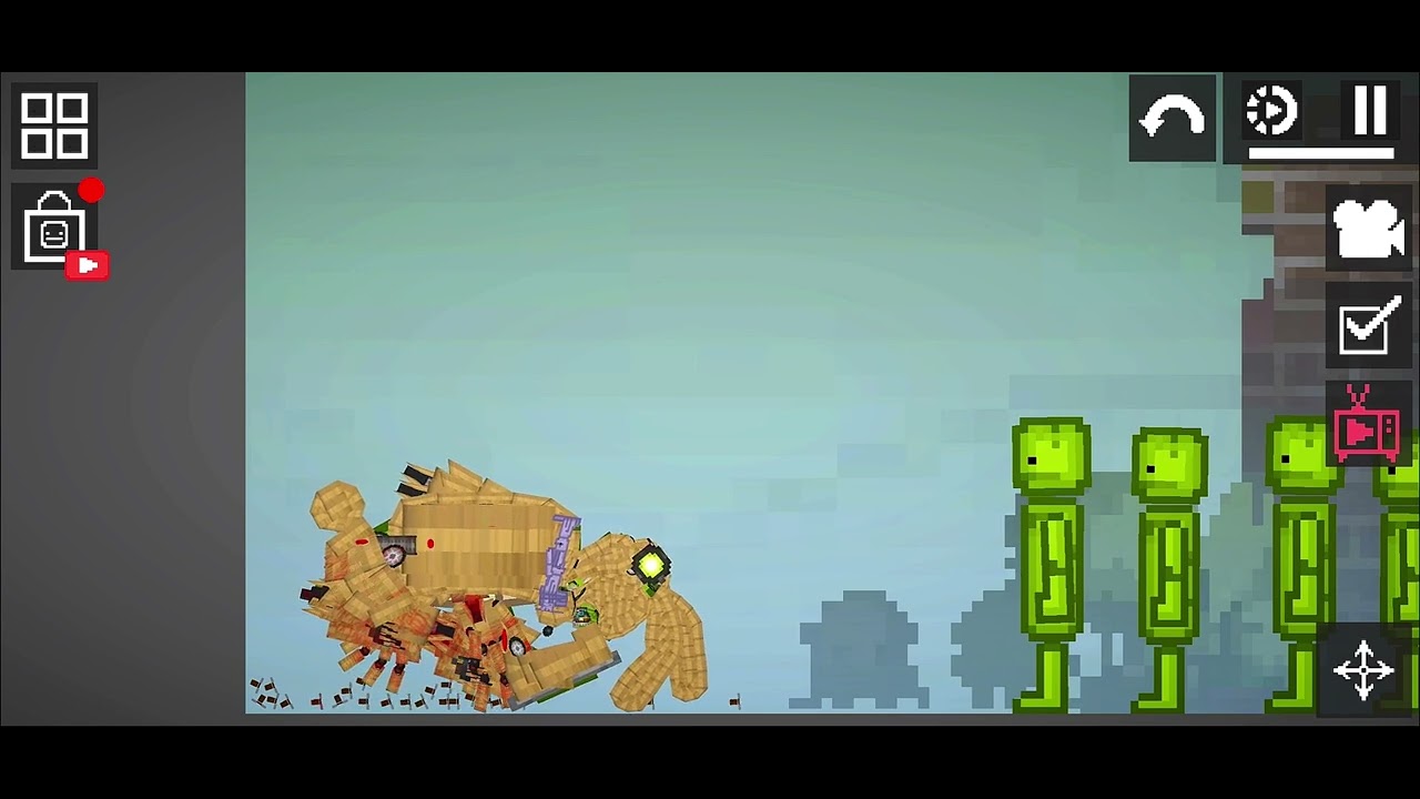 Melon sandbox, spring lock failure recreation - YouTube