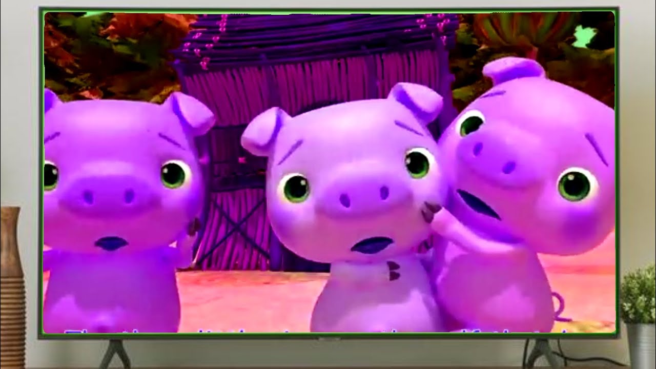 Three Little pigs got scared to the Wolf 🐺 come🫴 Effects Compilation ...