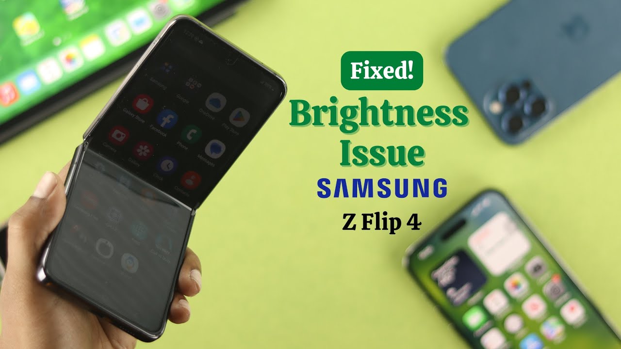 Fix Samsung Galaxy Z Flip 4 Brightness Issues - YouTube