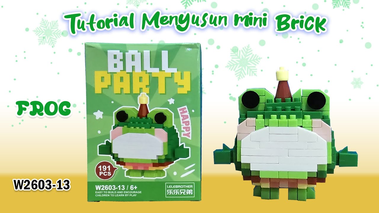 TUTORIAL LEGO VIRAL MINI LEGO BRICKS NANO BLOCKS MAKE A WISE LIFE BALL ...
