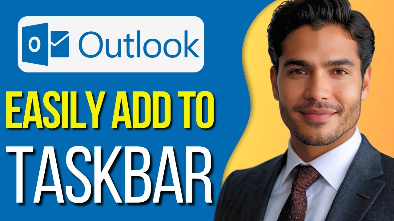 UPDATED 2025! How to Add Outlook to Taskbar - YouTube