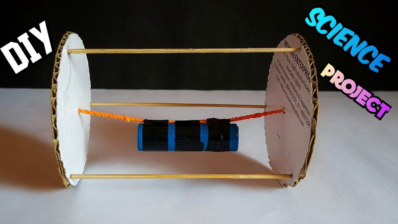 DIY Rolling Toys Move Forward & Backward | How to make science project ...