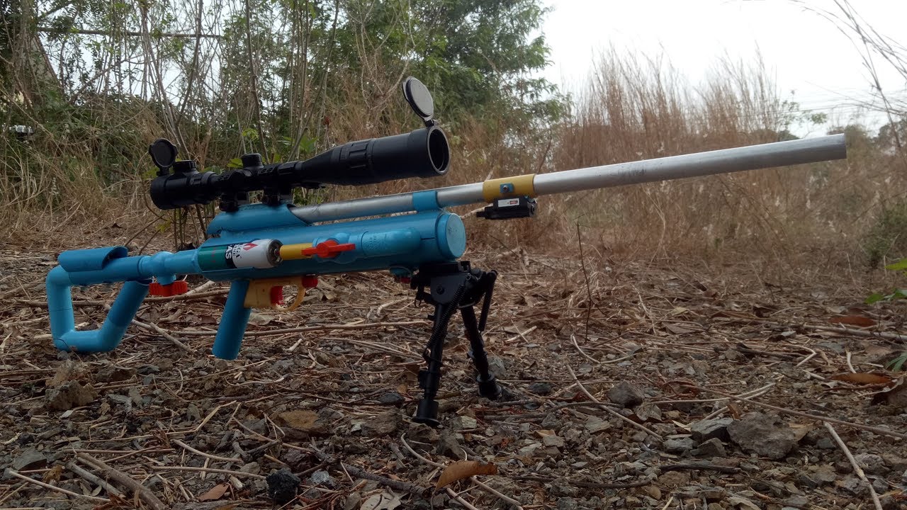 Have fun with the PVC toy gun. - YouTube