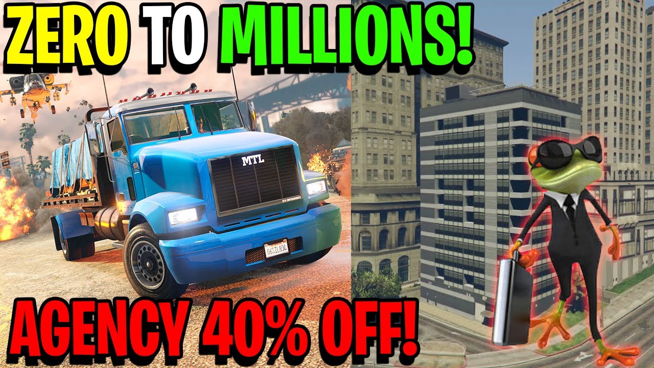 BUYING AGENCY IN GTA 5 ONLINE! - STARTING AS LEVEL 1 IN GTA ONLINE PART ...