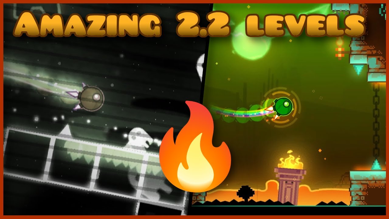 Top 5 BEST Geometry Dash 2.2 levels [2022] - YouTube