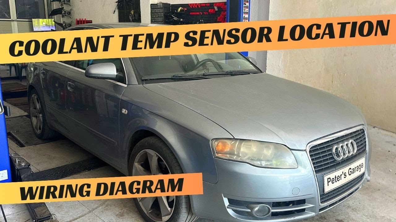 Audi A4 B7 2.0 TDI Coolant Temperature Sensor Location and Wiring ...