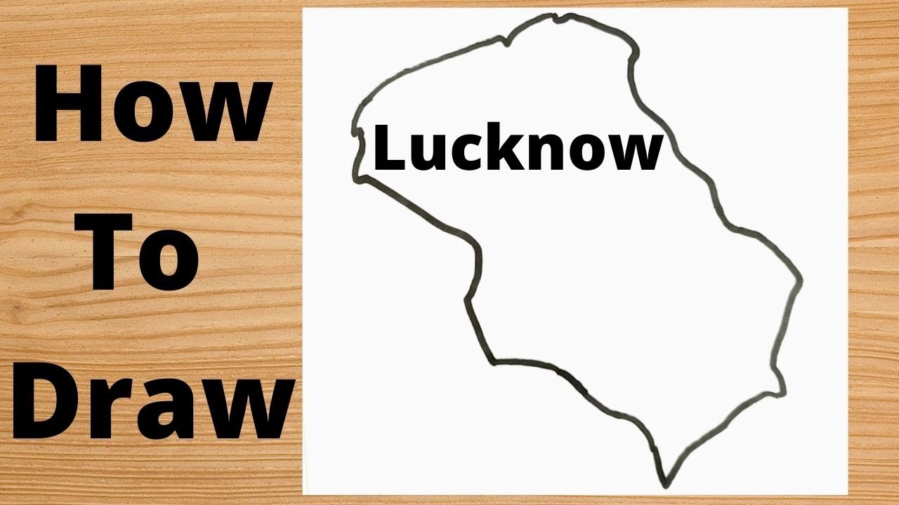 Drawing Lucknow Map - Very Simple Trick - YouTube
